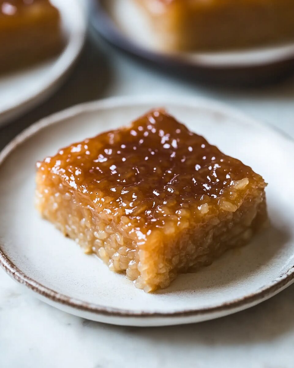 Biko (Filipino Sticky Rice Cake)
