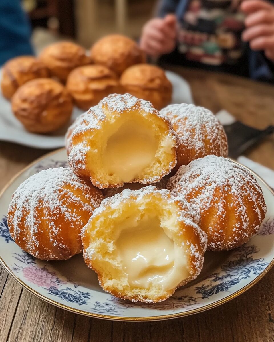 Italian Cream Bombs (Bomboloni alla Crema)