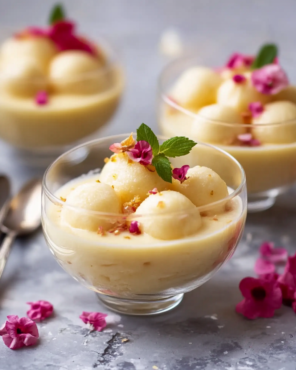 Custard Rasgulla