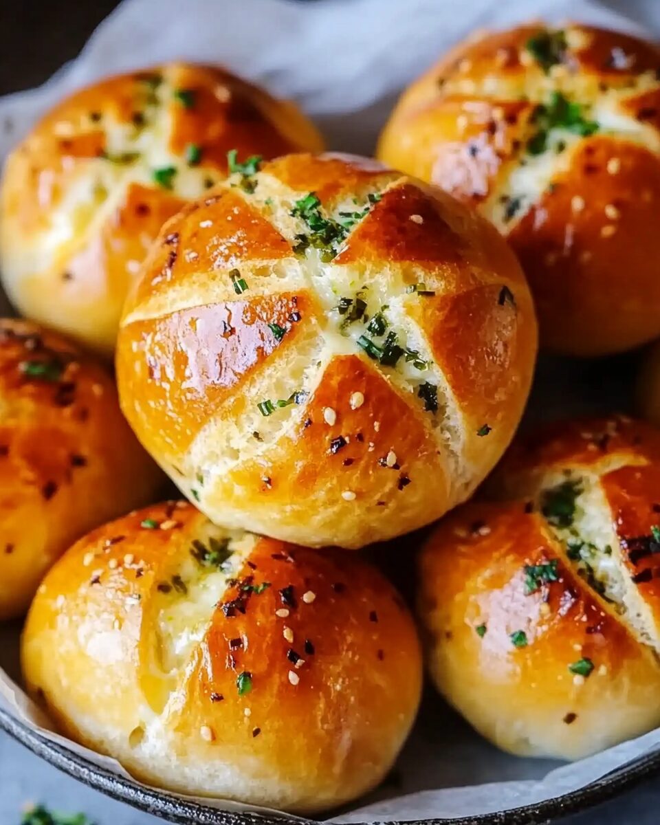 Korean Cream Cheese Garlic Bread