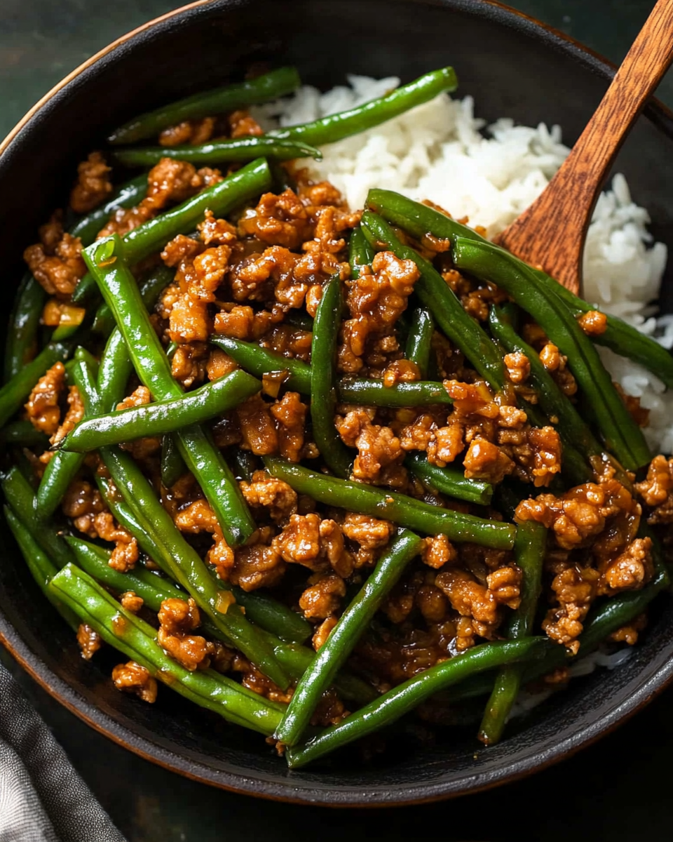 Pork Stir Fry with Green Beans