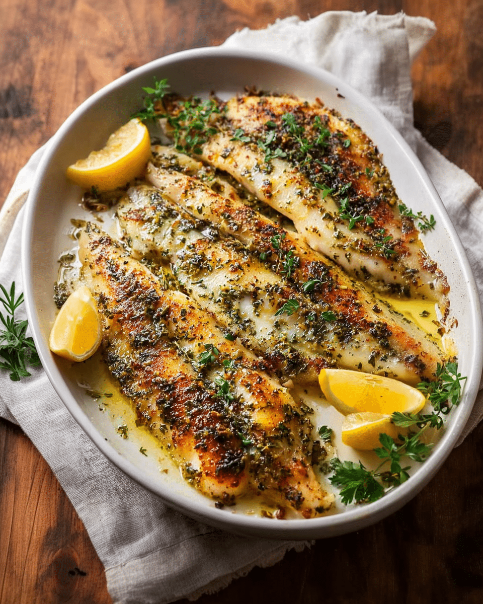 Citrus & Herb Oven-Baked Catfish